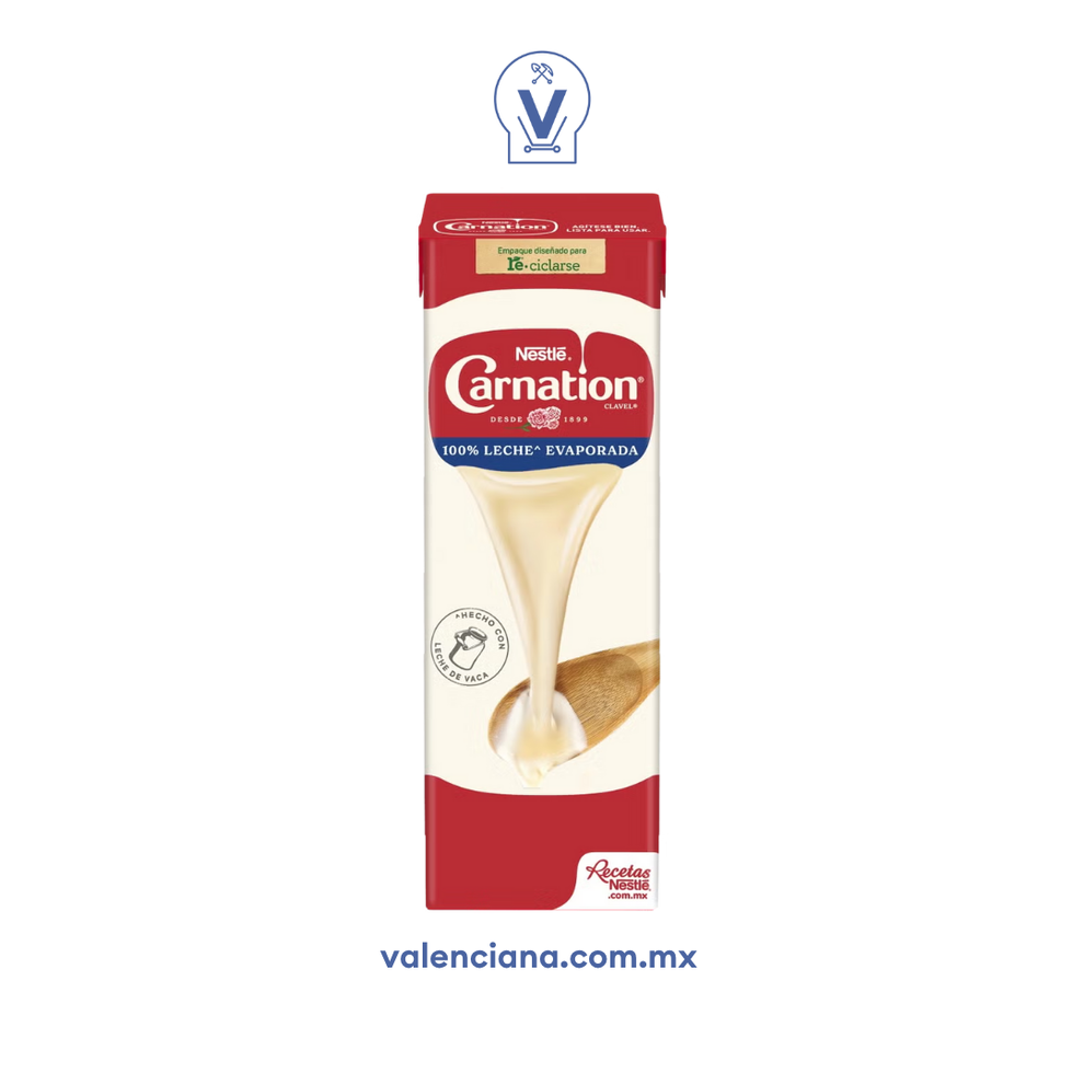 Leche Evaporada Carnation 1 lt – LaValencianaMX