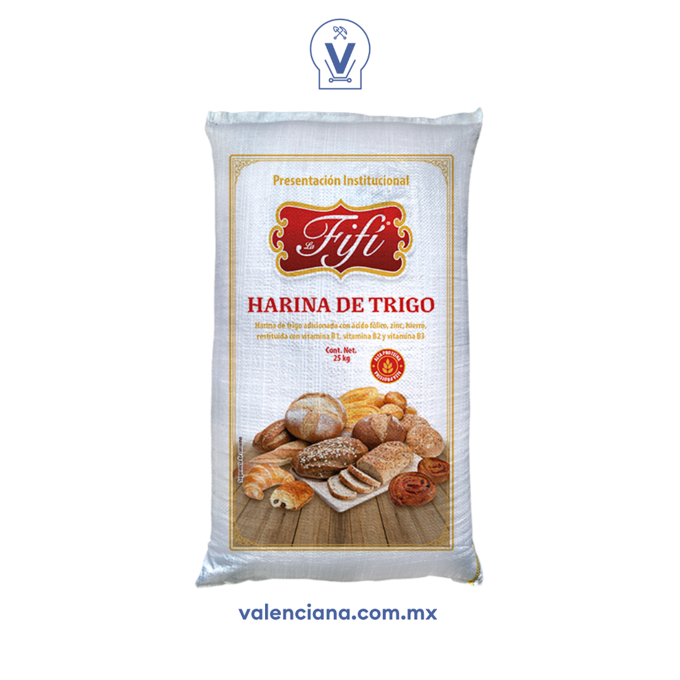 Harina de Trigo Fifi 25 kg – LaValencianaMX