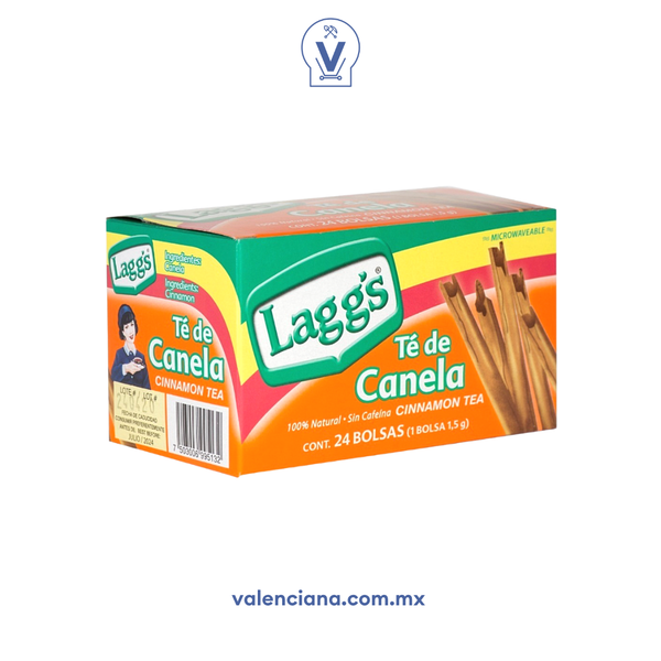 Té de Canela Lagg´s 24 Sobres de 1.5 gr – LaValencianaMX