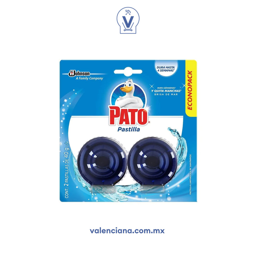 Pastilla Azul Para WC Pato Purific 2 Piezas – LaValencianaMX