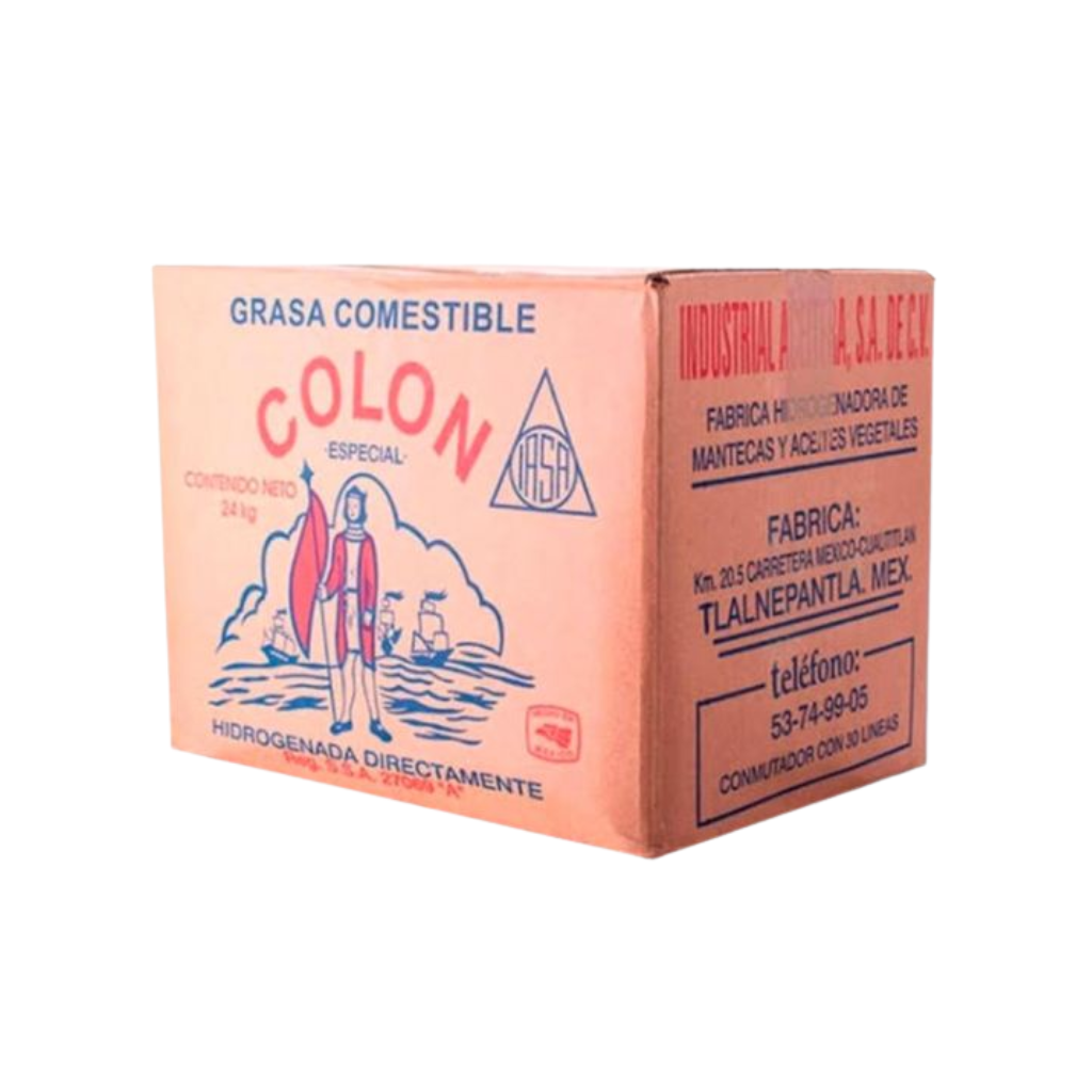 Manteca Vegetal Colon 24 kg – LaValencianaMX