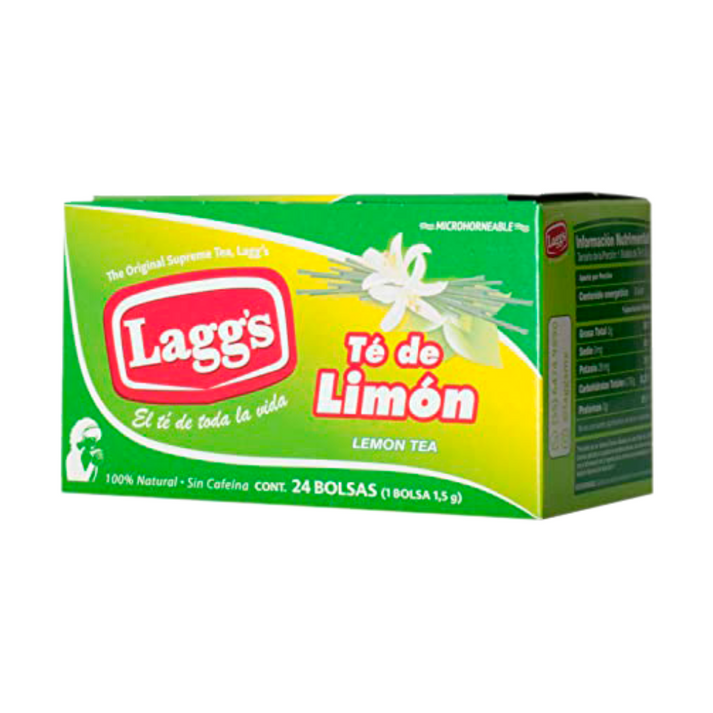 Té de Limón Lagg´s 24 Sobres de 1.5 gr – LaValencianaMX