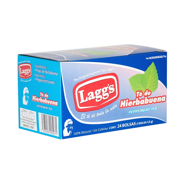 Té de Hierbabuena Lagg´s 24 Sobres de 1.5 gr – LaValencianaMX